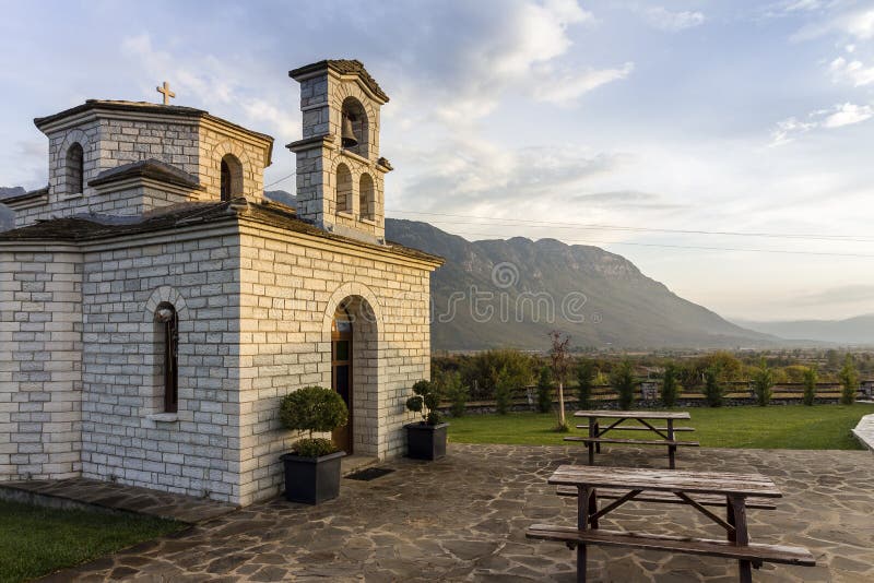 Small greek chapel . stock image. Image of greek, historical - 16486827
