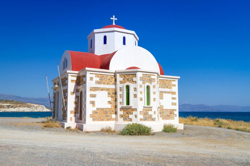 Small Greek House in the Village of Lasithi Plateau Stock Image - Image ...