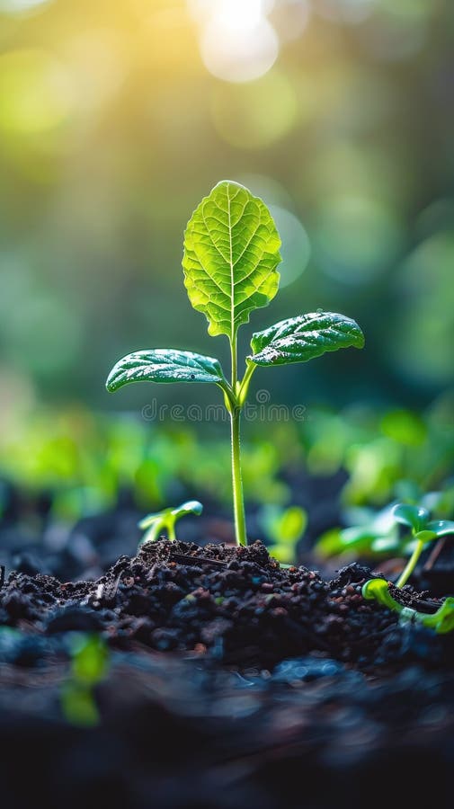 Small Green Plant Sprouting Out of Ground Stock Photo - Image of ... Small Green Plant Sprouting Out of Ground Stock Photo - Image of ...