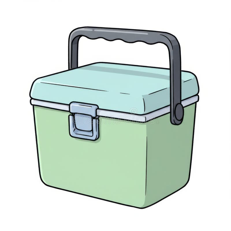 Small Green Plastic Cooler Stock Illustrations – 19 Small Green Plastic ...