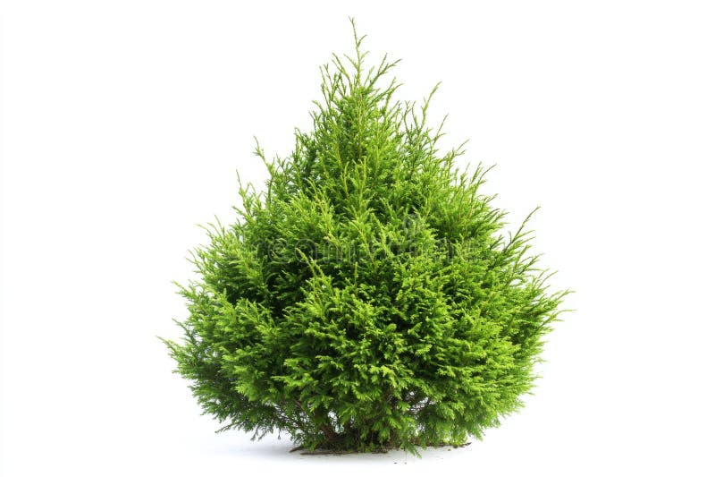 A Small Green Tree Sits on a White Surface Stock Image - Image of flora ...