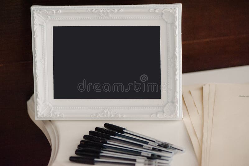Small Greeting Image in Frame, with Cute Slogan Stock Image - Image of ...