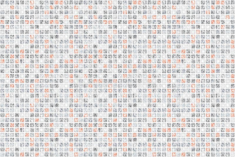 Small Grid Square Mosaic Graphics on a Seamless Marble Surface. Stock ...