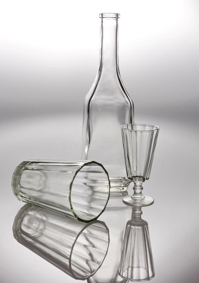Glass objects stock image. Image of recycling, transparent - 18874399