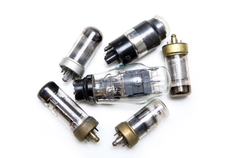 Vacuum electron tube. stock image. Image of power, electric - 23016525