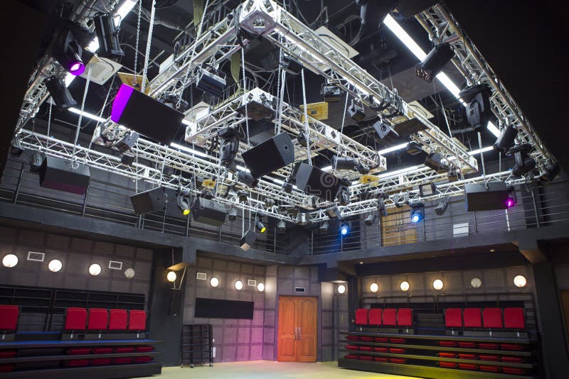 Small Hall of Chamber Theater Scene Stock Image - Image of show, small ...