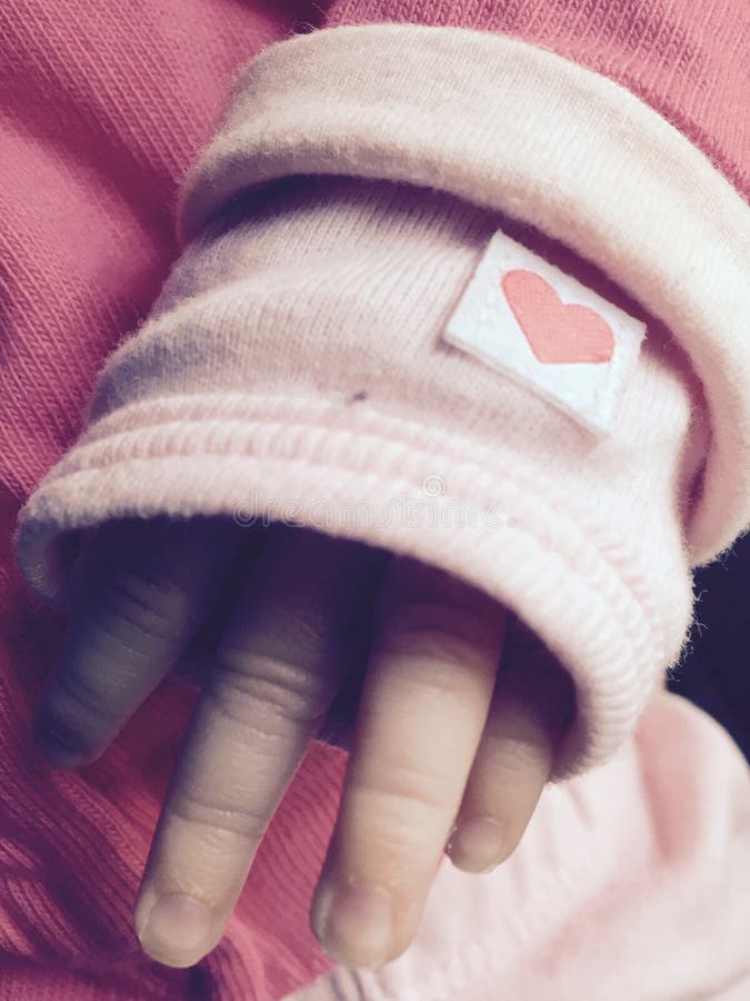 Small hand of a baby stock image. Image of pink, baby - 130379027