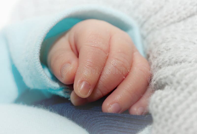 Small hand of baby stock photo. Image of innocent, childhood - 101185394