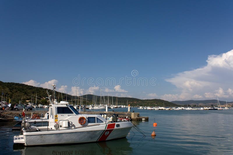 Small Harbor in Italy stock image. Image of italy, harbor - 14624387