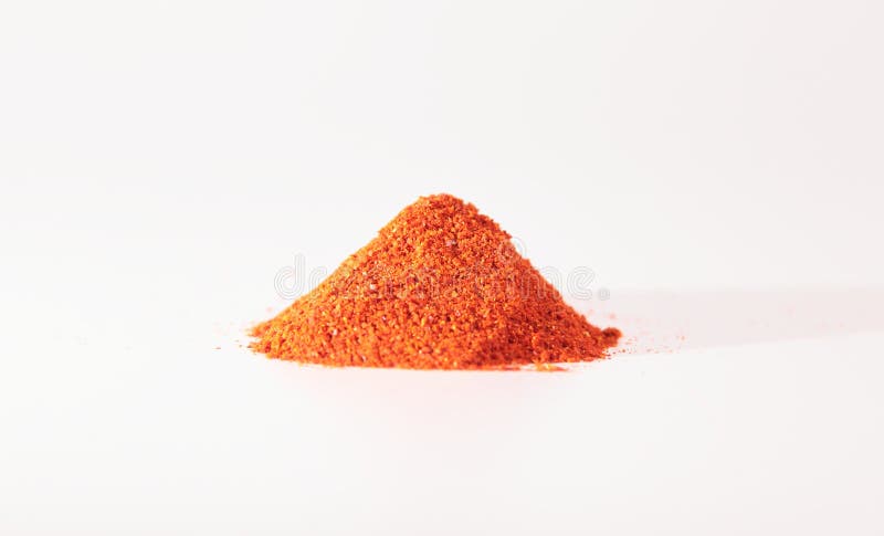 Small Heap Of Spices, The Red Chilli Powder Stock Image - Image of ...