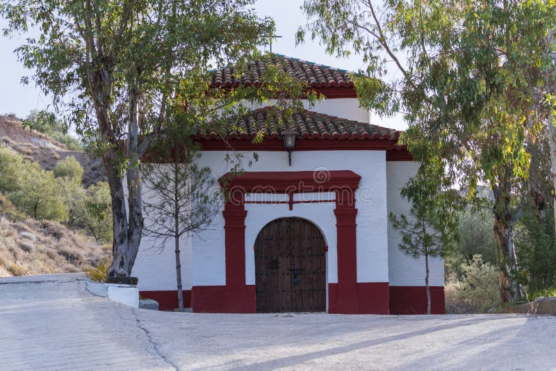 Hermitage of San Sebastian in the Town of Yator Stock Image - Image of ...