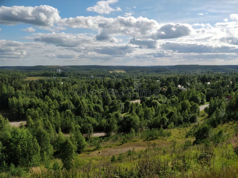 Small Hill with a Big View stock photo. Image of view - 155146516