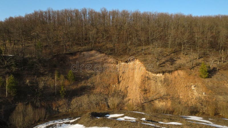 Small Hills and Ravines with Trees Stock Photo - Image of travel ...