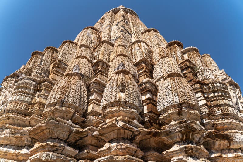 The Small Hindu Temple in India Stock Photo - Image of breaks, building ...
