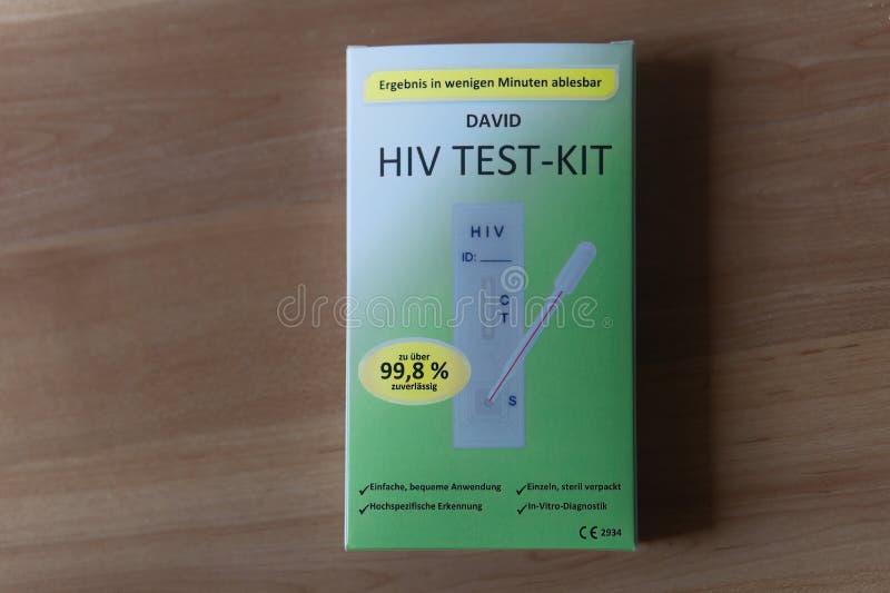 This is a Small HIV Quick-test Kit of David Editorial Stock Image ...