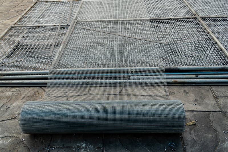 Small Hole Wire Mesh for Birds Cage Stock Image - Image of factory ...