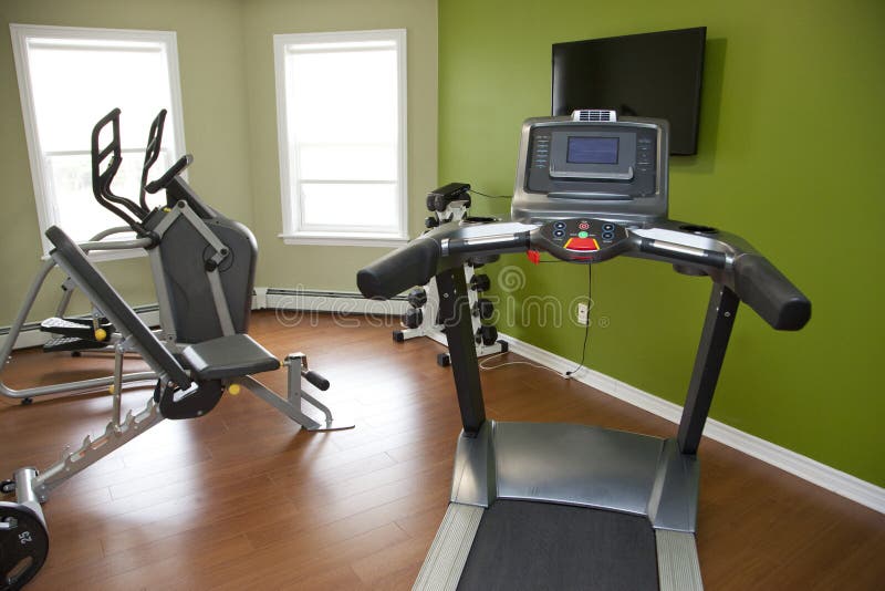 Small home workout area stock photo. Image of amenities - 147249382