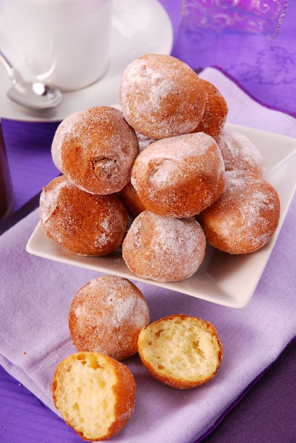 Traditional Carinthian Carnival Donuts Stock Image - Image of sugar ...