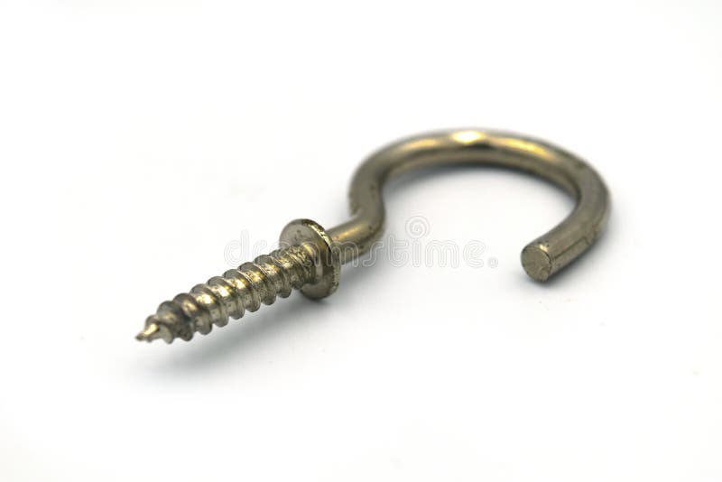 Hook Isolate on White Background. Stock Image - Image of isolated, hook ...