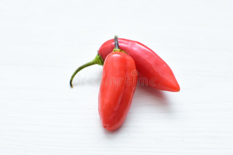 Small Hot Peppers or Various Peppers Stock Photo - Image of isolated ...