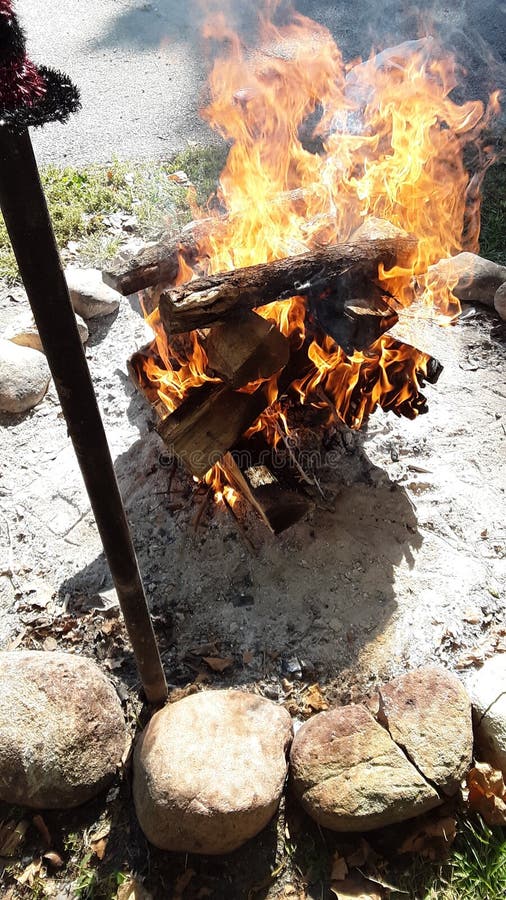 Small house fire stock photo. Image of cabinstyle, buildit - 162454862