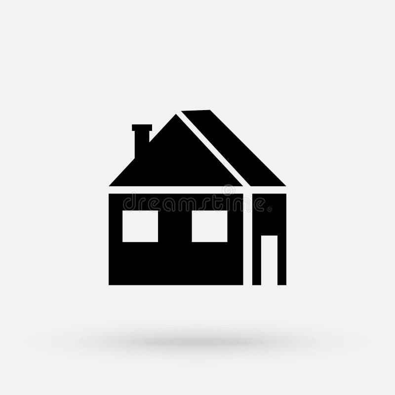 Small House. Icon Vector. Simple Flat Symbol Stock Vector ...
