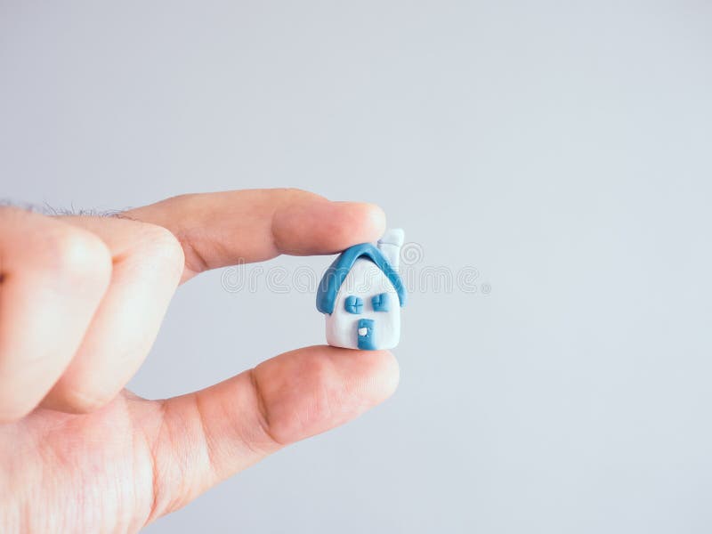 Concept of Buying House in Hand. Stock Photo - Image of home, miniature ...