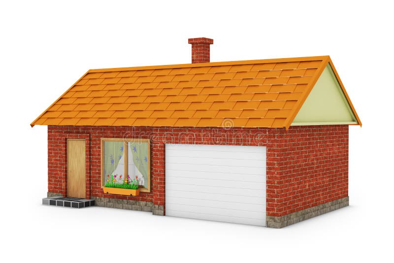 Small house stock illustration. Illustration of housing - 52828593