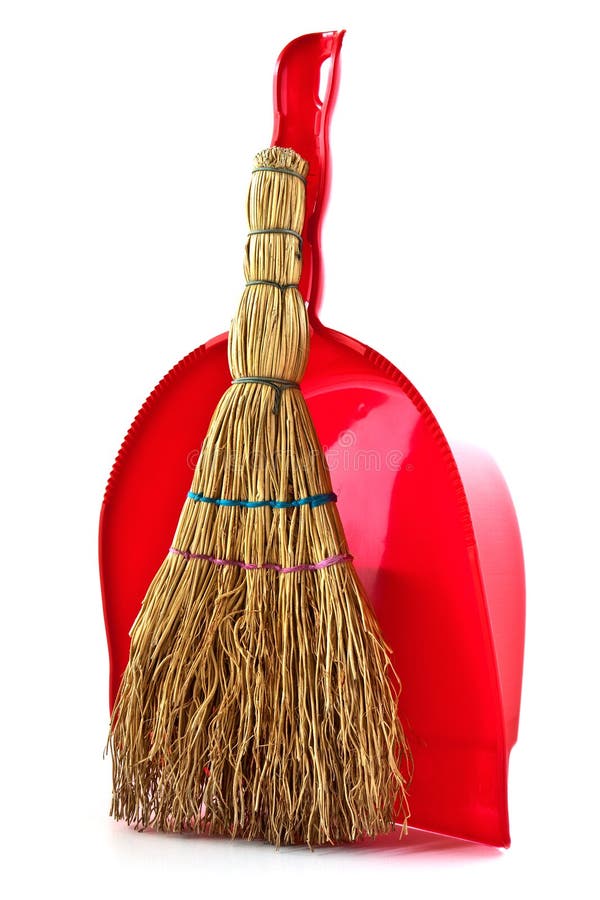 Small household broom stock photo. Image of short, selective - 20536406