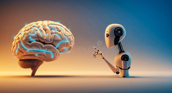 A Small Humanoid Robot Interacts with an Oversized, Floating Human ...