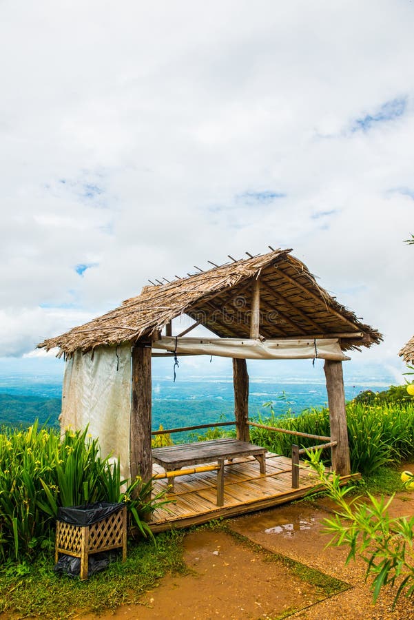 Small Hut with Natural View Stock Image - Image of resort, poverty ...