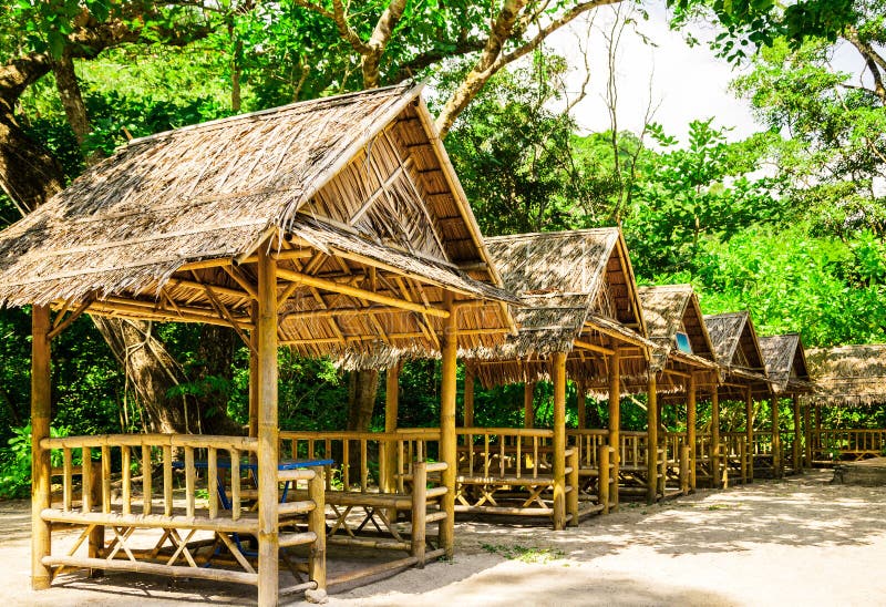 Small huts stock photo. Image of home, forest, cottage - 33107514