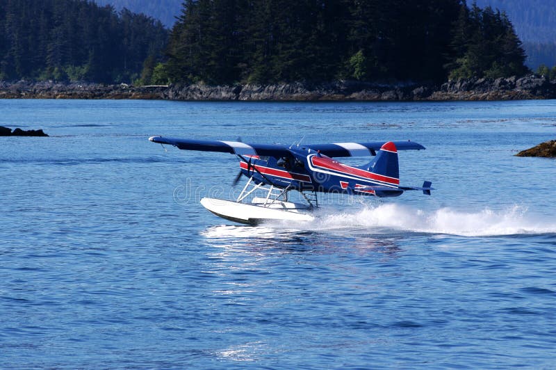 Small Hydroplane on the Water Stock Photo - Image of tourist, plane ...