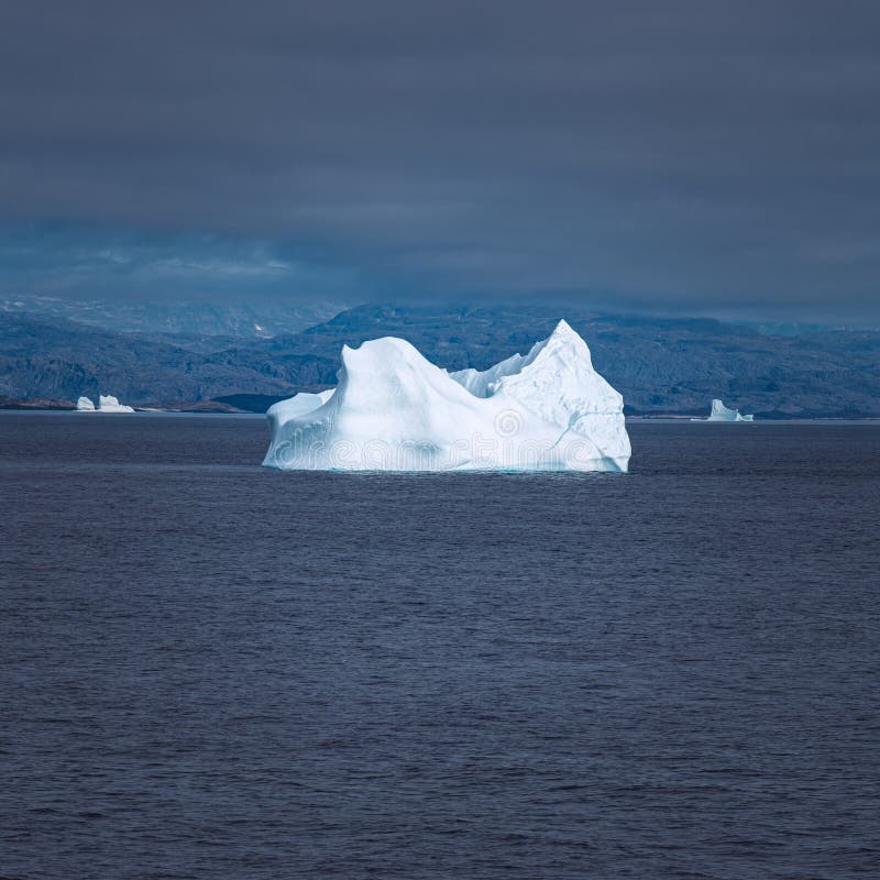 Small iceberg in the ocean stock image. Image of marine - 346489401