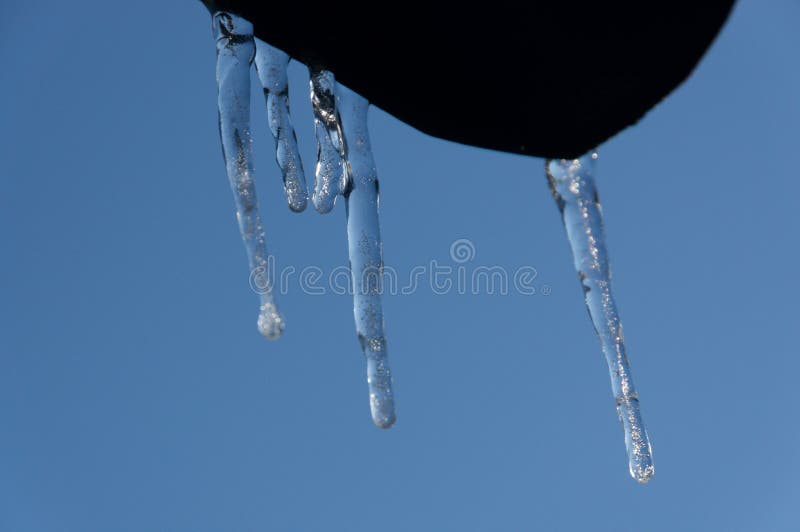 Small icicles stock photo. Image of small, frozen, clear - 112552046