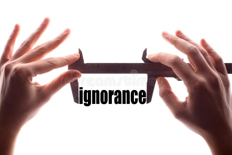Small ignorance stock photo. Image of stupidity, measure - 53850768