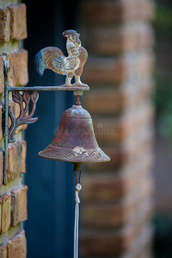 Small Iron Bell Hanging in the House Stock Photo - Image of nature ...