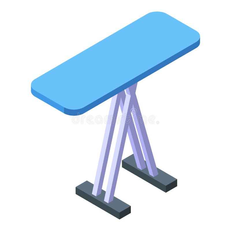 Small Ironing Board Icon Isometric Vector. Iron Room Stock Vector ...