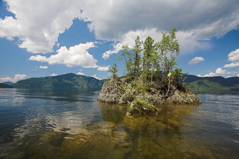 Small island stock image. Image of herb, wave, beach, summer - 984279