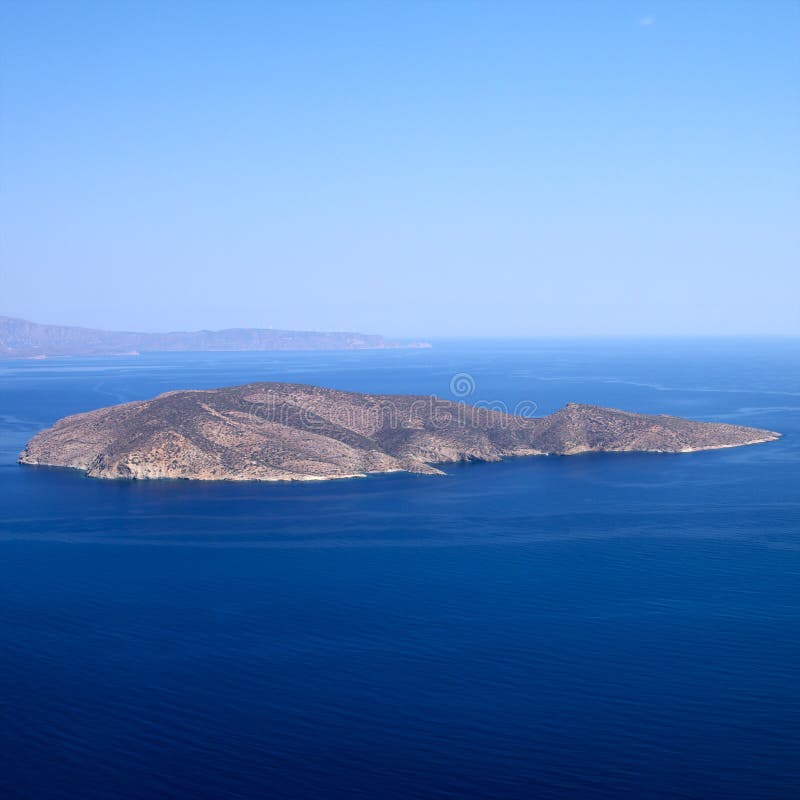 Small island in the sea stock image. Image of relax, water - 15860543