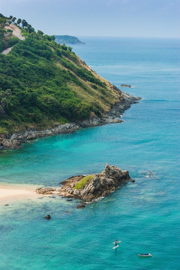 Small Island in the Sea Near Phuket Stock Photo - Image of ocean ...