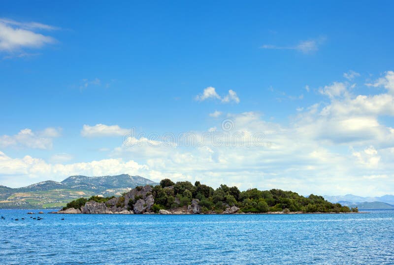 Small Island, Adriatic Landscape, Croatia Stock Photo - Image of island ...