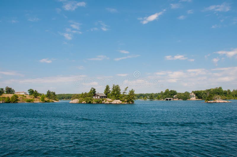 Small Islands within a Lake Stock Photo - Image of landscape, green ...