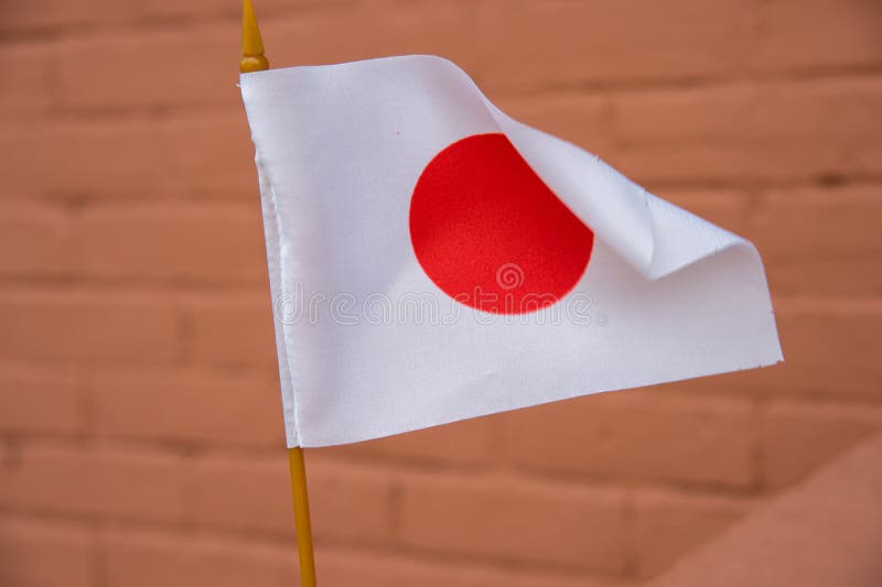 Small japanese flag stock photo. Image of asia, standard - 45105680