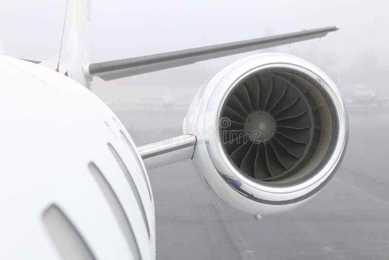 Small jet engine stock image. Image of parked, wing, turbine - 65705869