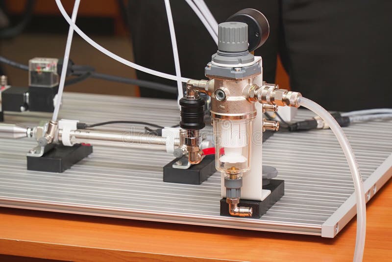 Small Laboratory Bench for Experiments Stock Image - Image of device ...