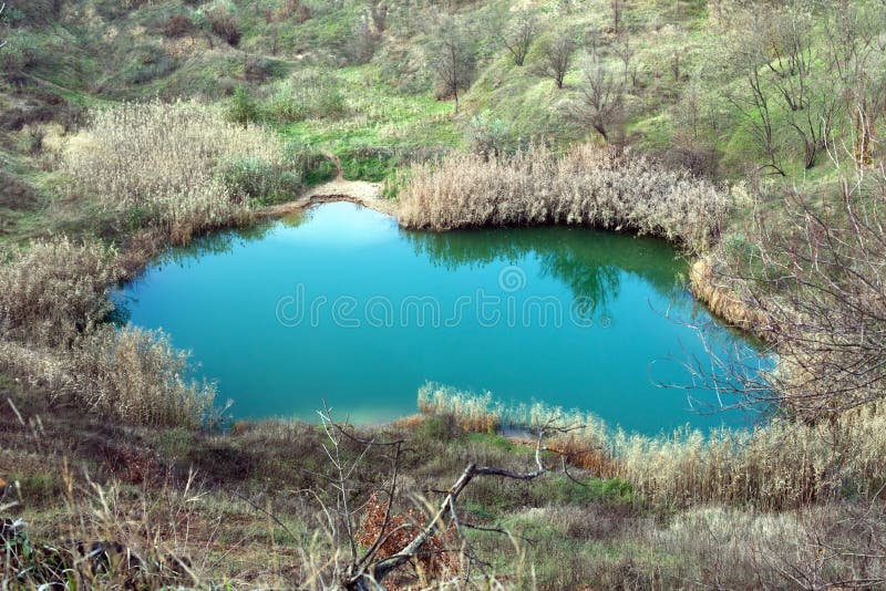 Small lake stock image. Image of rest, nice, pond, spring - 17870237