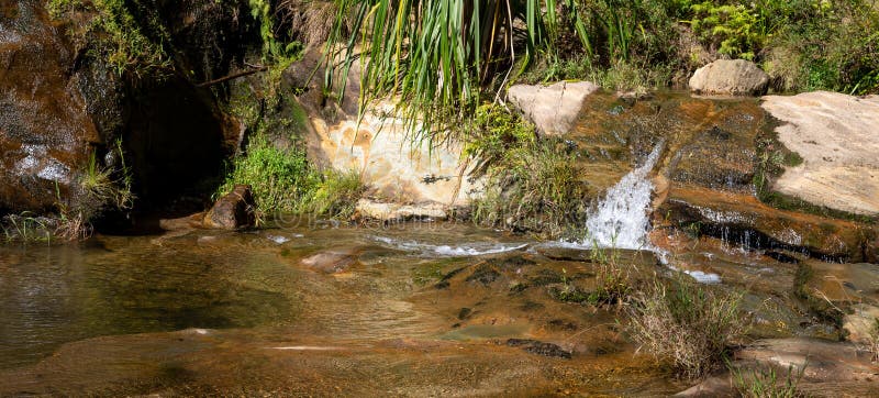 A Small Lake with Crystal Clear Water Stock Photo - Image of island ...