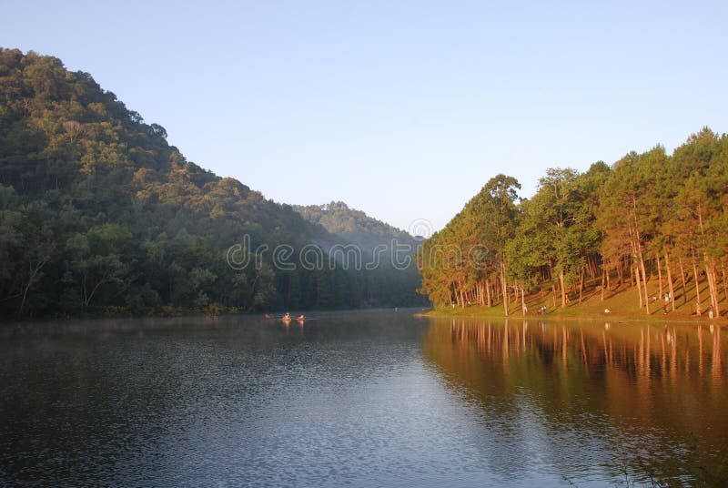 Small Lake in Parng Aung,Pai,Thailand Stock Photo - Image of morning ...