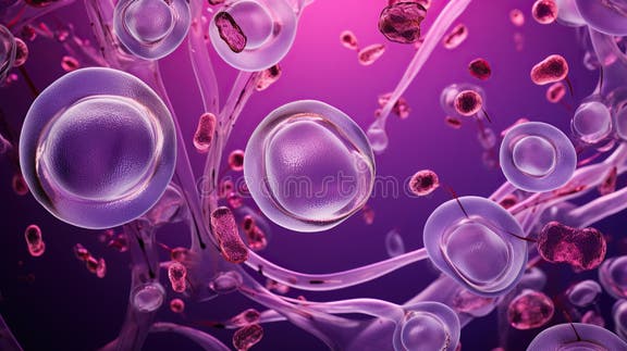 Small and Large Cells. Cell Division Stock Illustration - Illustration ...